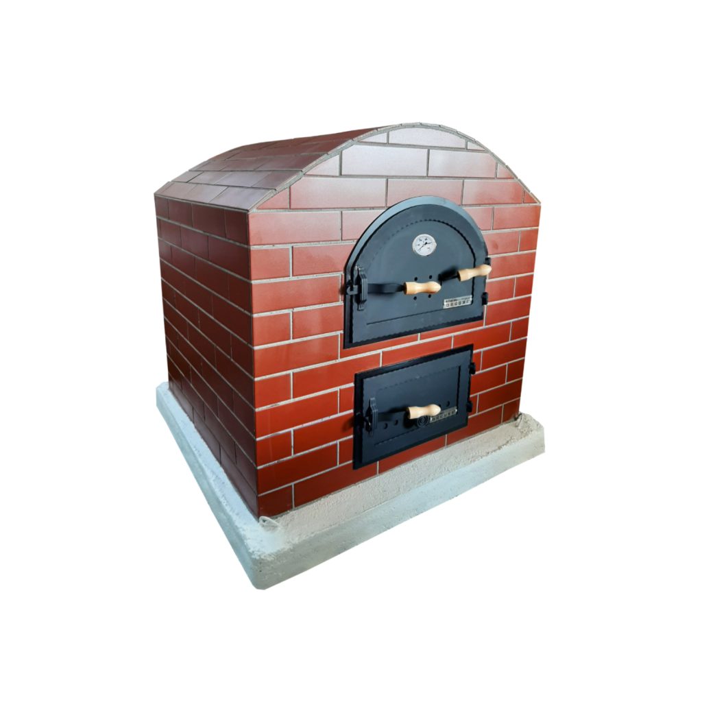 Holzbackofen Indirekt befeuert Pizzaofen fertig gemauert DUO 60×50 ...